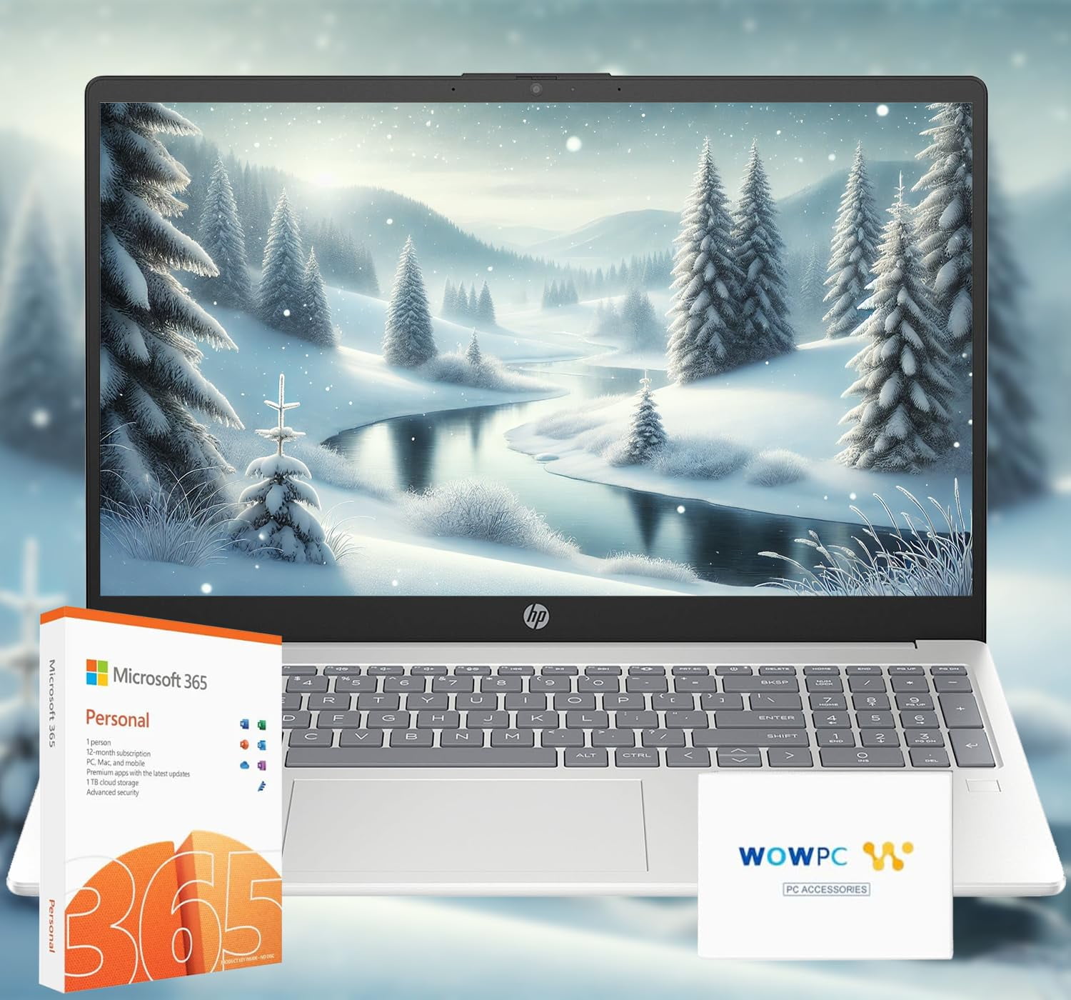 HP 2025 Pavilion 15.6 FHD (1920 x 1080) Laptop with 1 Year Microsoft Office Suite * Intel Core 8 ...