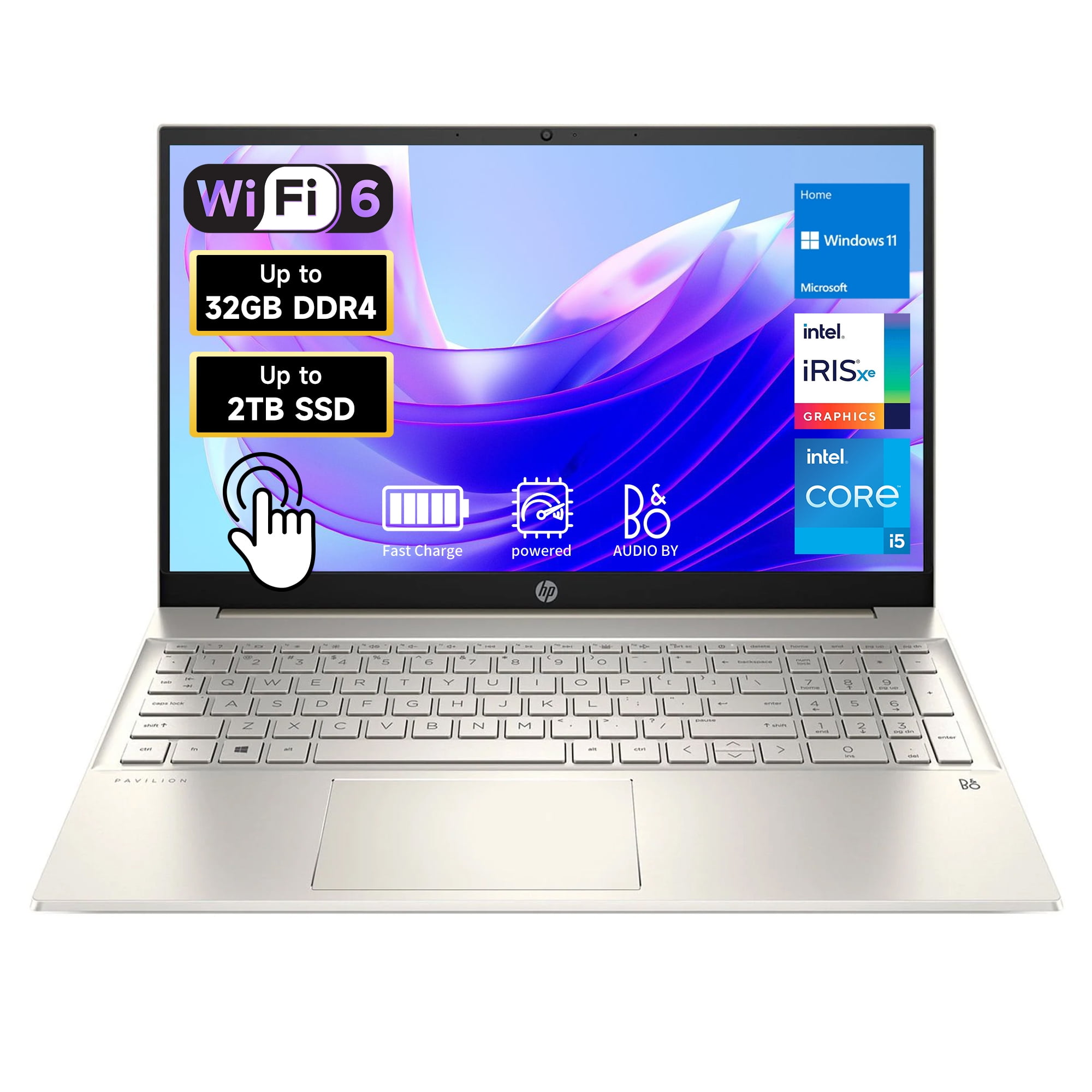 HP 2025 Pavilion 15 AI-Driven Productivity Business Laptop, 15.6" FHD ...