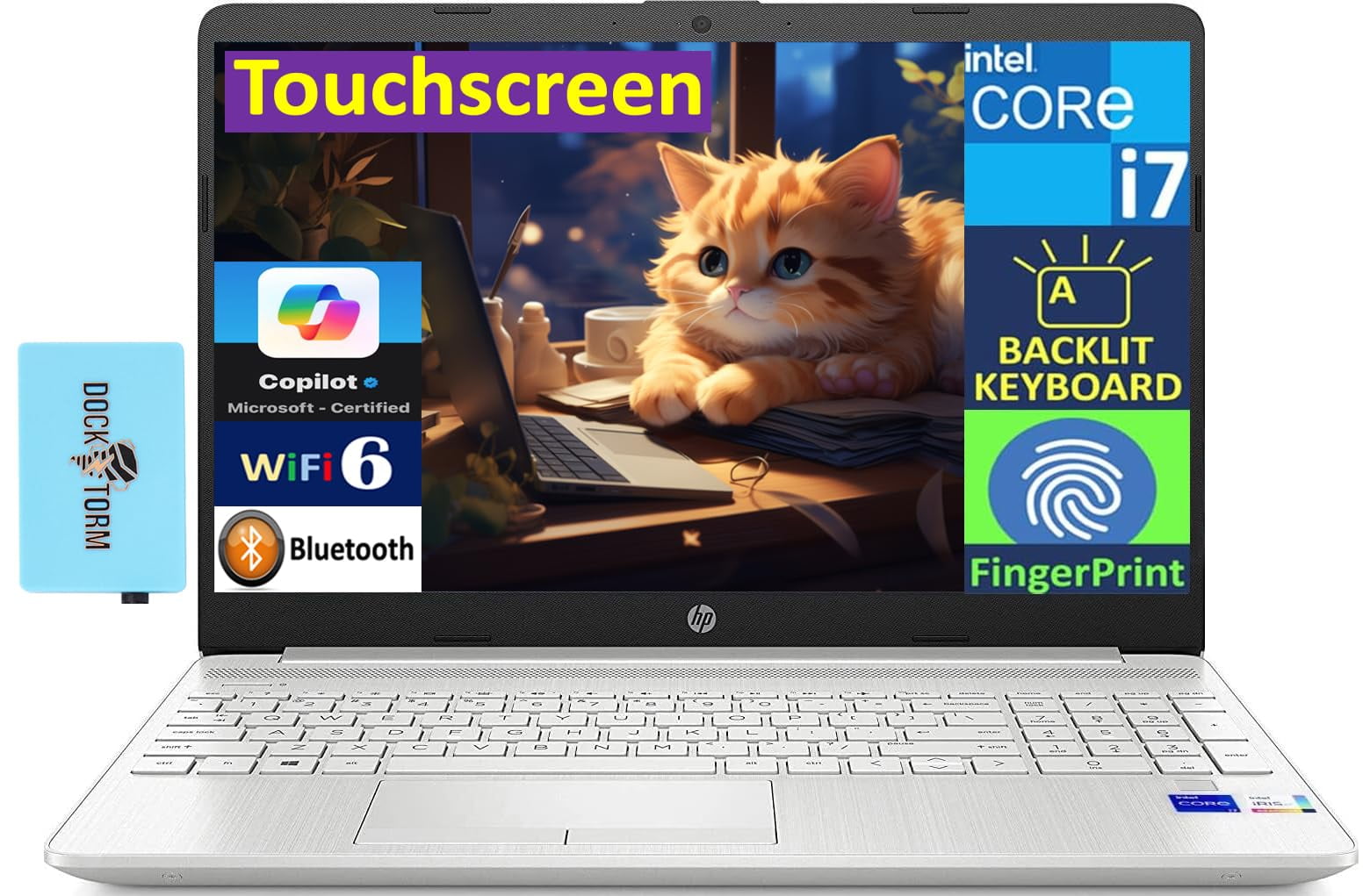 HP 2025 Premium Business Laptop 15.6" Touchscreen Display (Intel i7-1165G7, 16GB RAM, 1TB PCIe ...