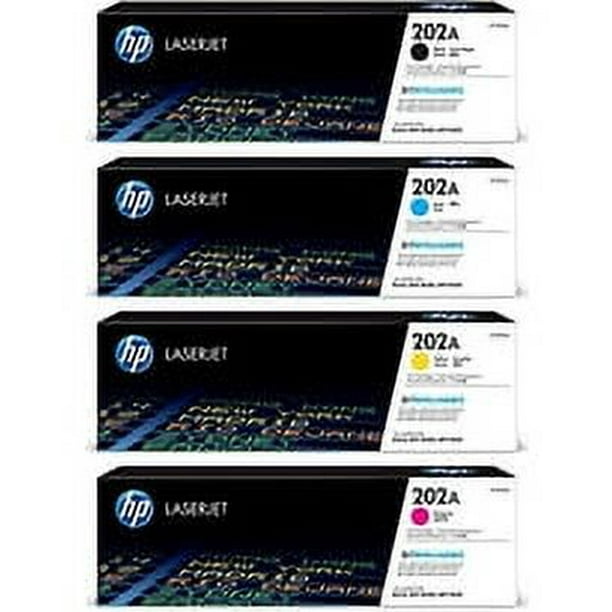 Free Shipping! HP 202A (CF500A, CF501A, CF502A, CF503A) Black/Cyan ...