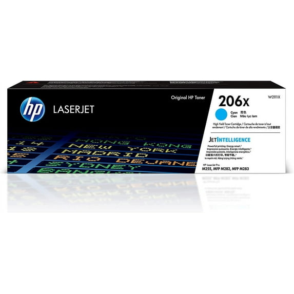 HP 206X Cyan High-yield Toner Cartridge | Works with HP Color LaserJet ...