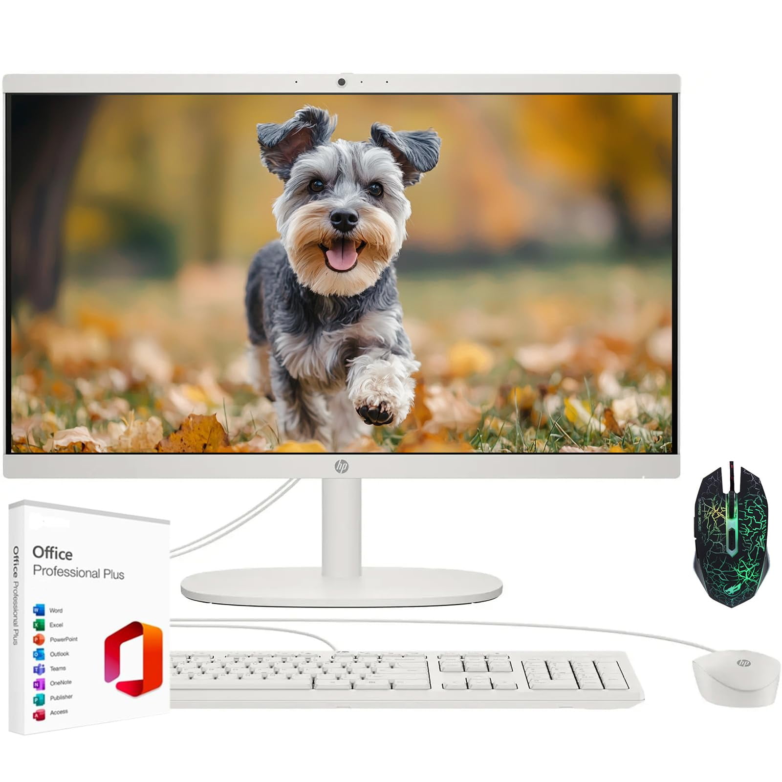 HP 21.5" FHD All-in-One Desktop Computer, Business Desktop, Intel ...