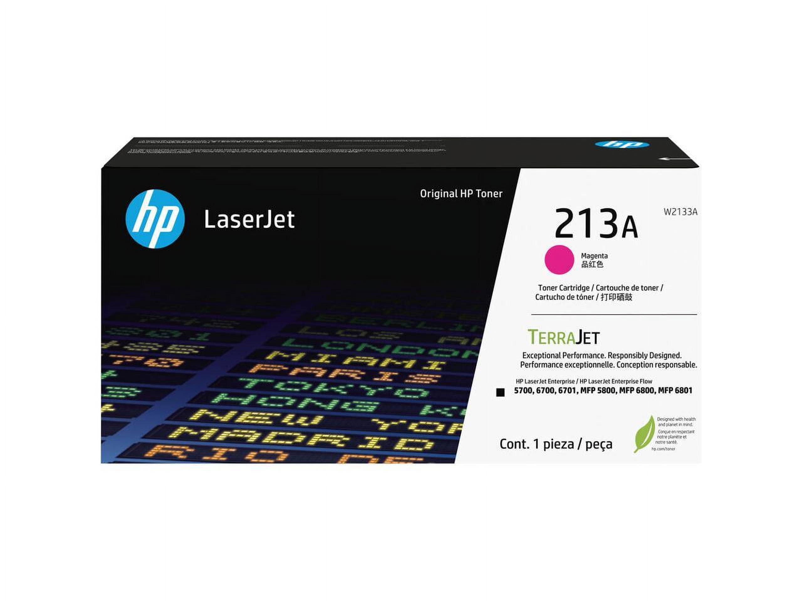 HP 213A TerraJet LaserJet Toner Cartridge - Magenta W2133A - Walmart ...