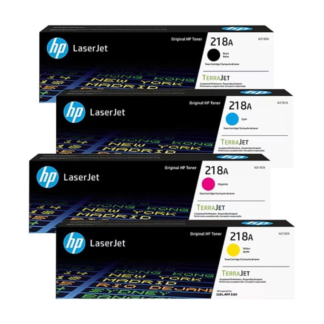 HP 218A Toner Cartridge 4-Pack (Black, Cyan, Magenta, Yellow ...