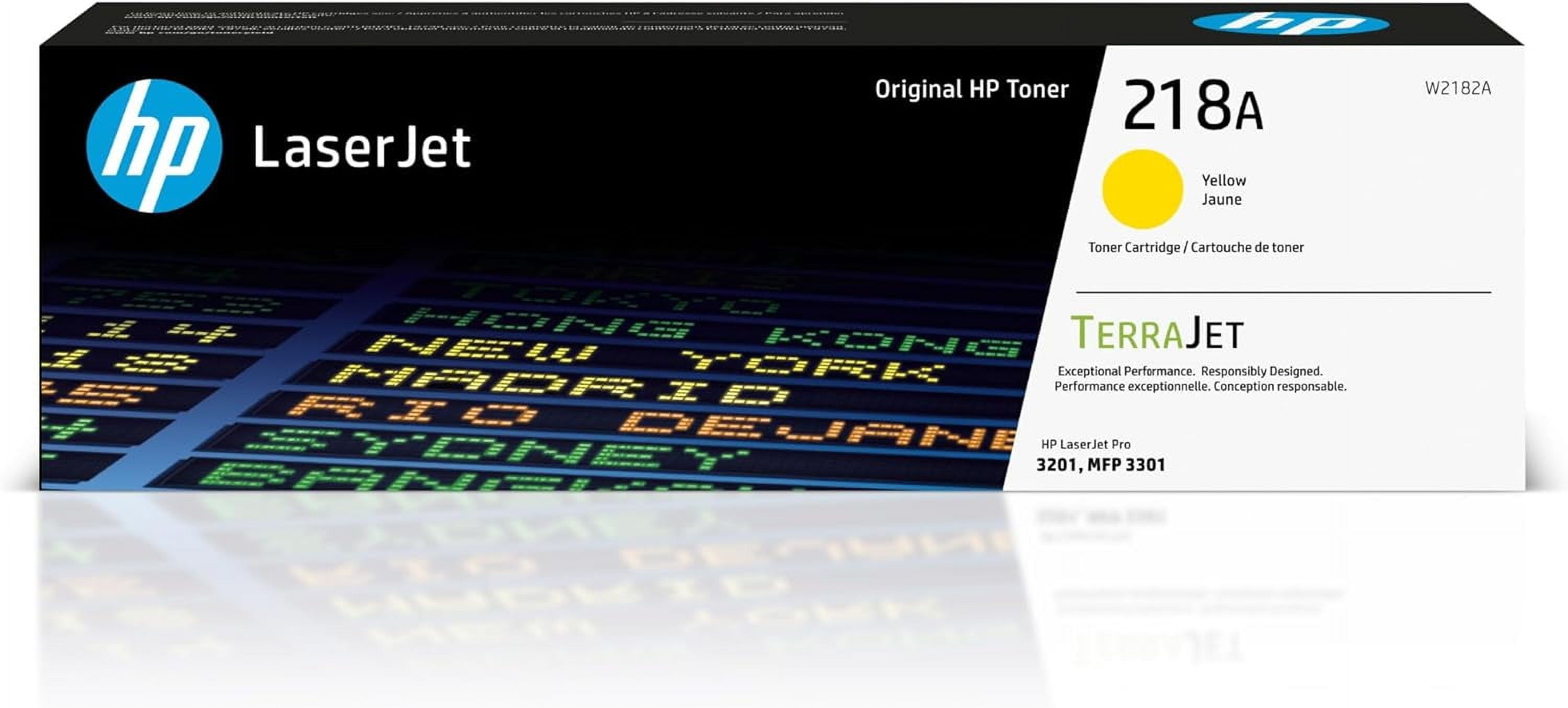 HP 218A Yellow Toner Cartridge | Works with Color Laserjet Pro 3201 ...