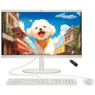 HP 24 Monitor Computer Combo with i3, 8GB/1TB Desktop Bundle, WiFi ...