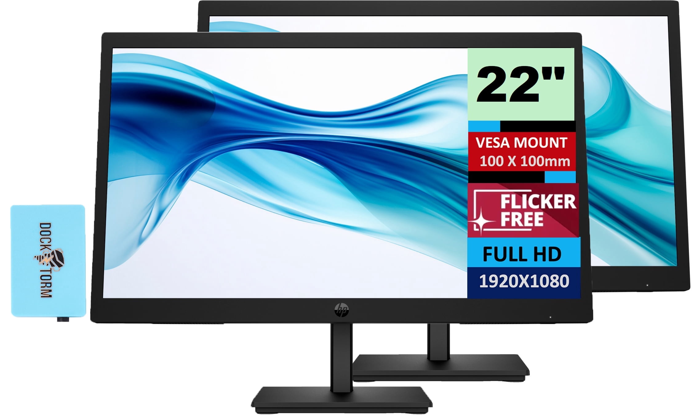 HP 22" Series 3 Pro 322pv FHD VA Monitor with 5 ms Response Time, Anti ...