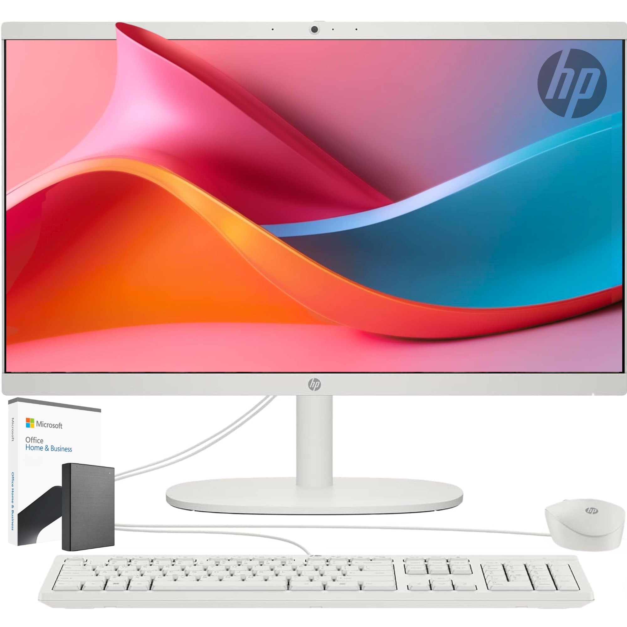 HP 22 inch All-in-One Desktop PC * Microsoft Office Trial* 64 GB RAM ...
