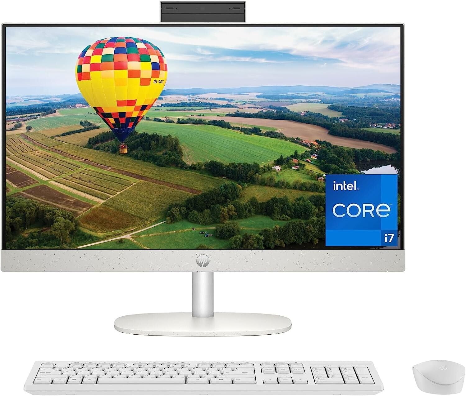 HP 23.8 inch All-in-One Desktop PC, FHD Display, 13th Generation Intel ...