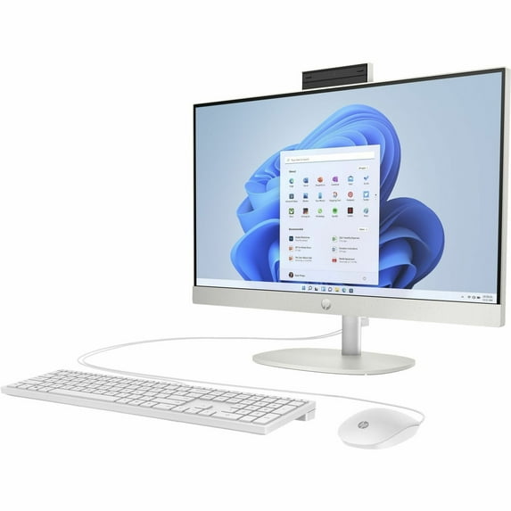 "HP 23.8"" All-in-One Computer Desktop PC 24-cr0030" - Walmart.com