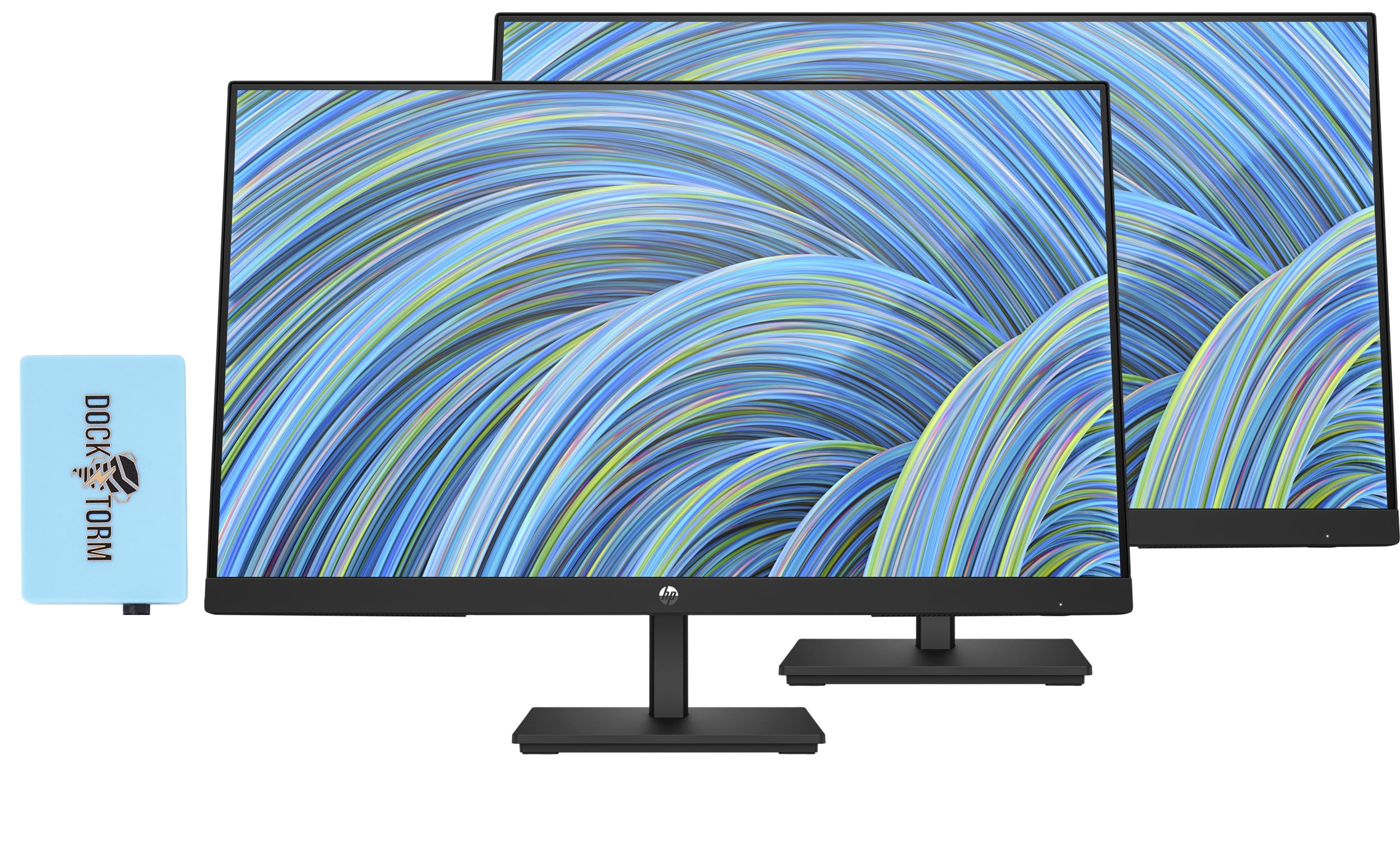 "HP 24"" 1080P Monitor with Docztorm Dock, Full HD 75Hz Display, AMD ...