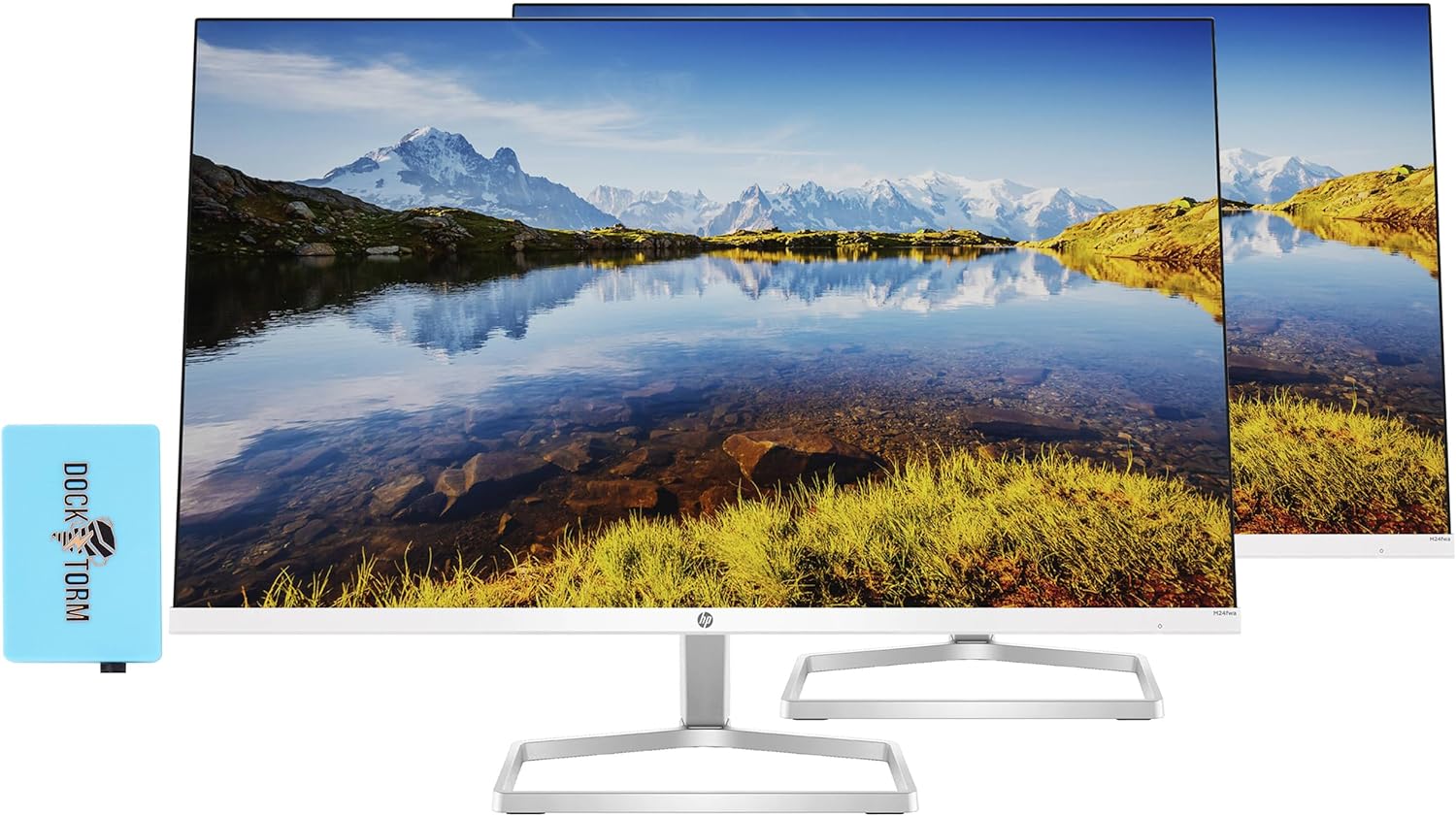 HP 24" FHD IPS (1920 x 1080) FreeSync IPS Monitor Bundle with Docztorm ...