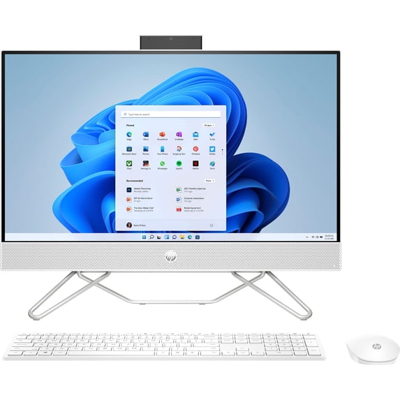 HP 24" Touch-Screen All-In-One Desktop - AMD Ryzen 5, 8GB Memory, 1TB ...