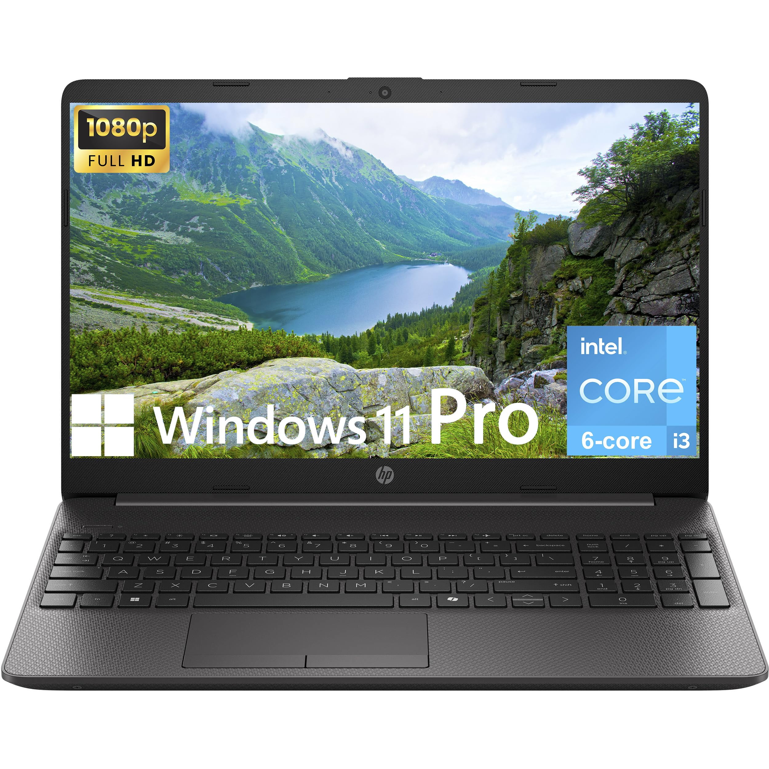 HP 250 G9 Business Laptop, 15.6" FHD Display, 6-core Intel Core i3 ...