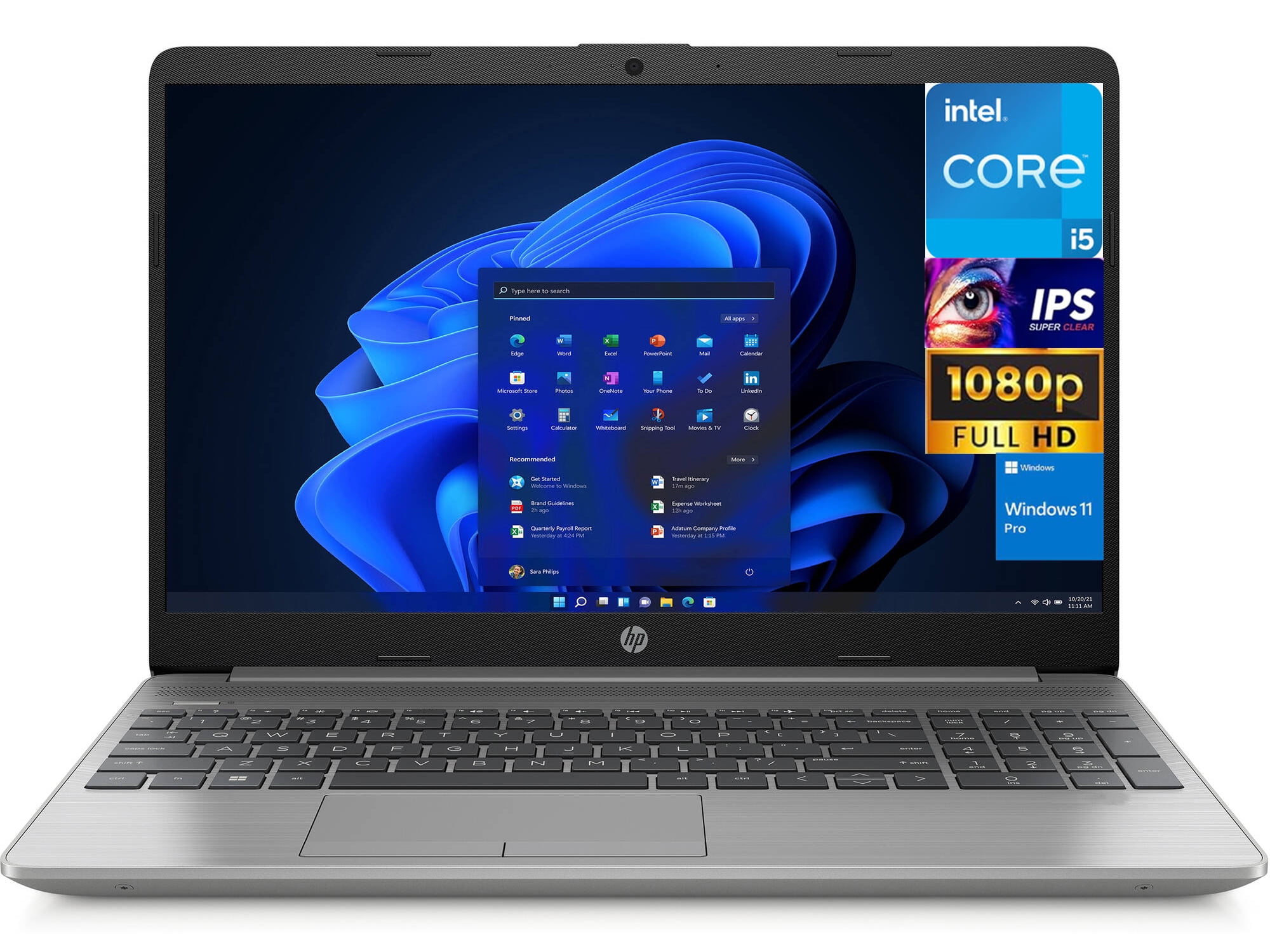 HP 250 G9 High Performance Business Laptop 15.6in IPS FHD Display (10-Core Intel i5-1235U upto 4 ...