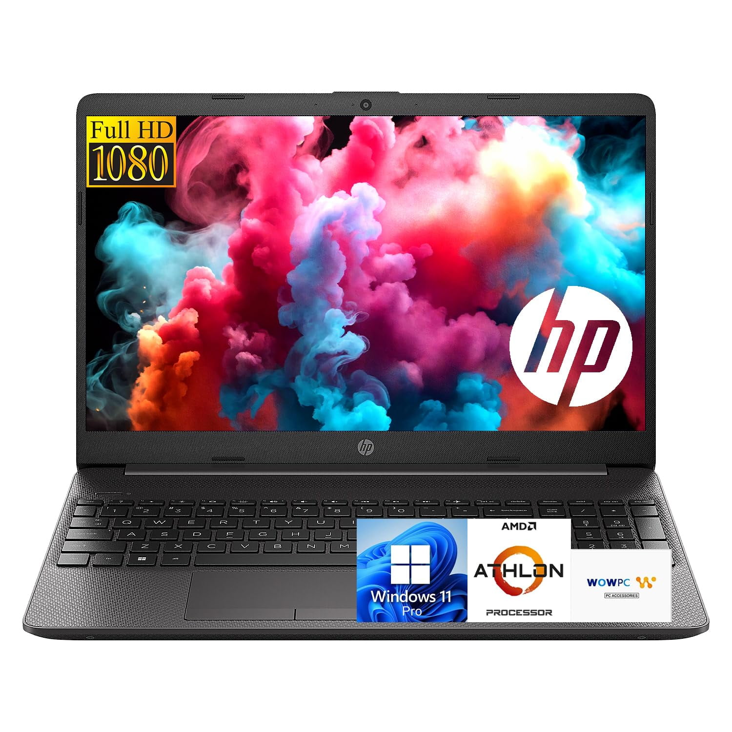 HP 255 G9 Laptop, 15.6" FHD LED Display,16GB RAM, 256GB SSD, AMD Athlon Silver 3050U Processor ...
