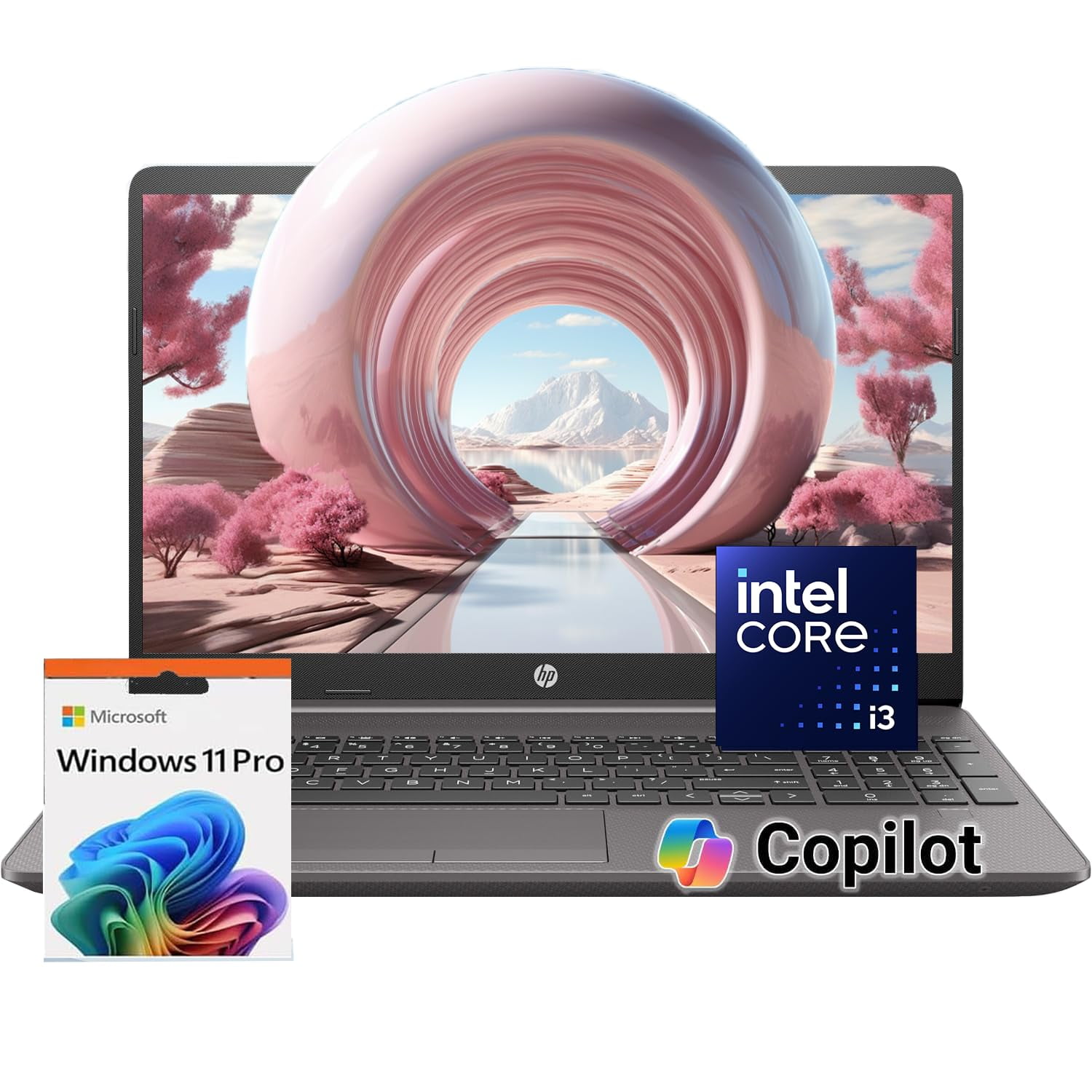 HP 255 G9 Ultralight 15.6" Business & Student Laptop Computer, 16GB RAM • 256GB PCIe SSD, Intel ...