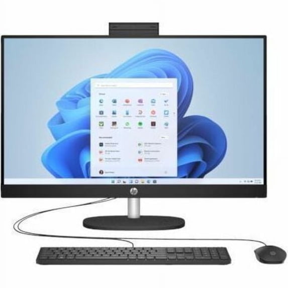 HP 27" Full HD All-In-One Computer, AMD Ryzen 5 7520U, 16GB RAM, 512GB ...