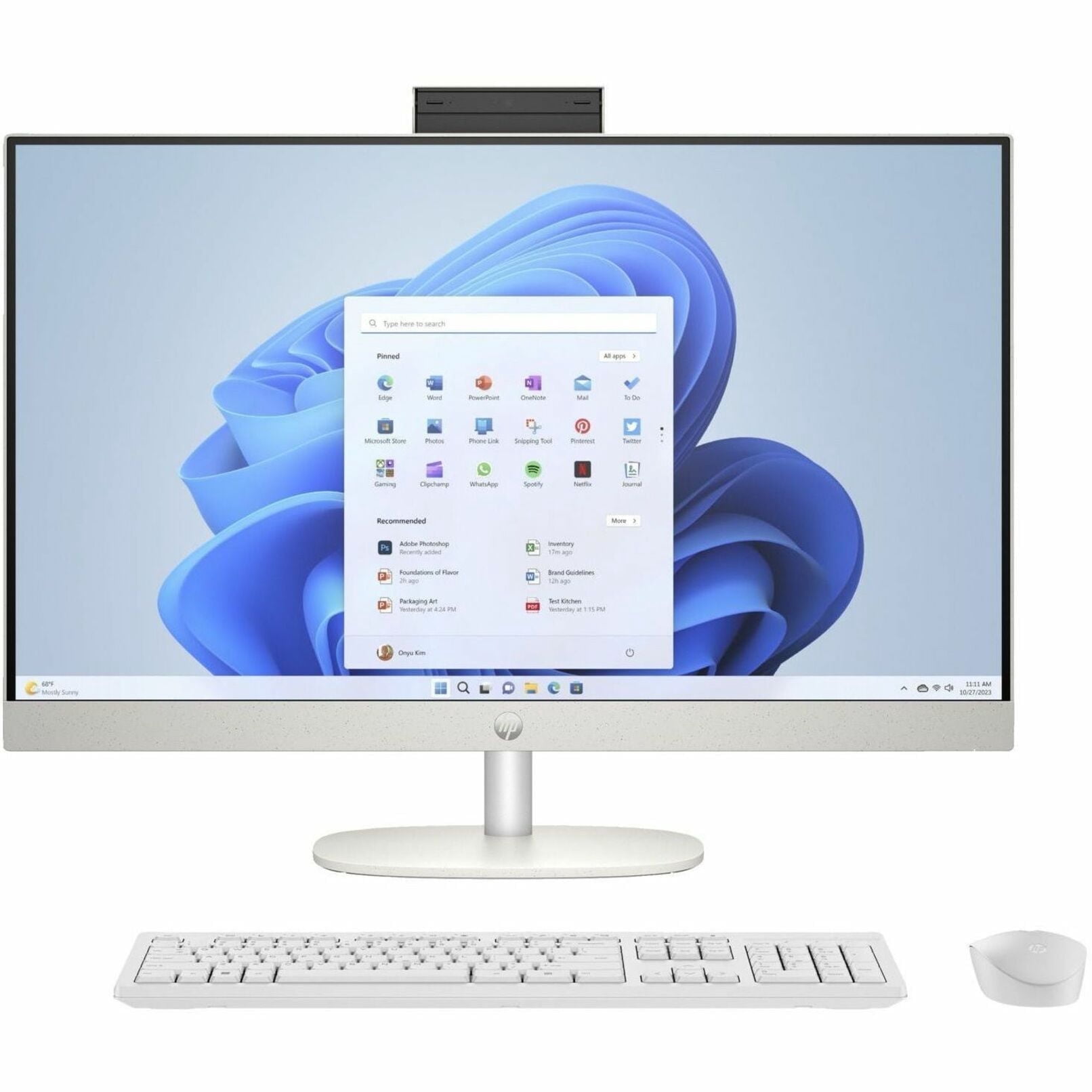 HP 27" Touch All-in-One - Compact PCs for electronics retail - Walmart ...