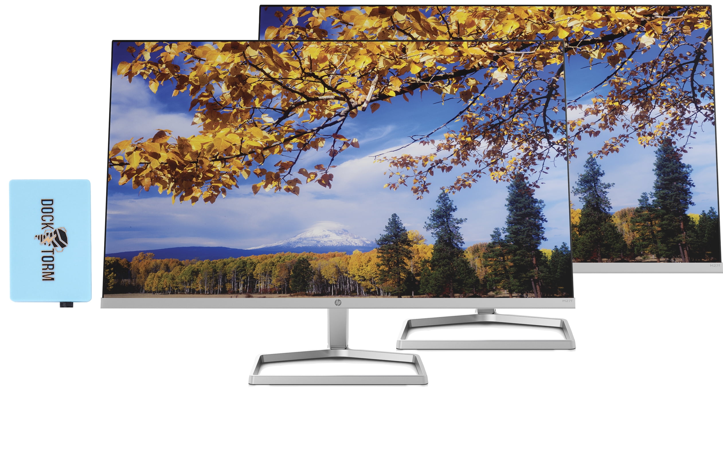 HP 27 inch 1080P Computer Monitor in SIlver and Black 27" Full HD (1920 ...