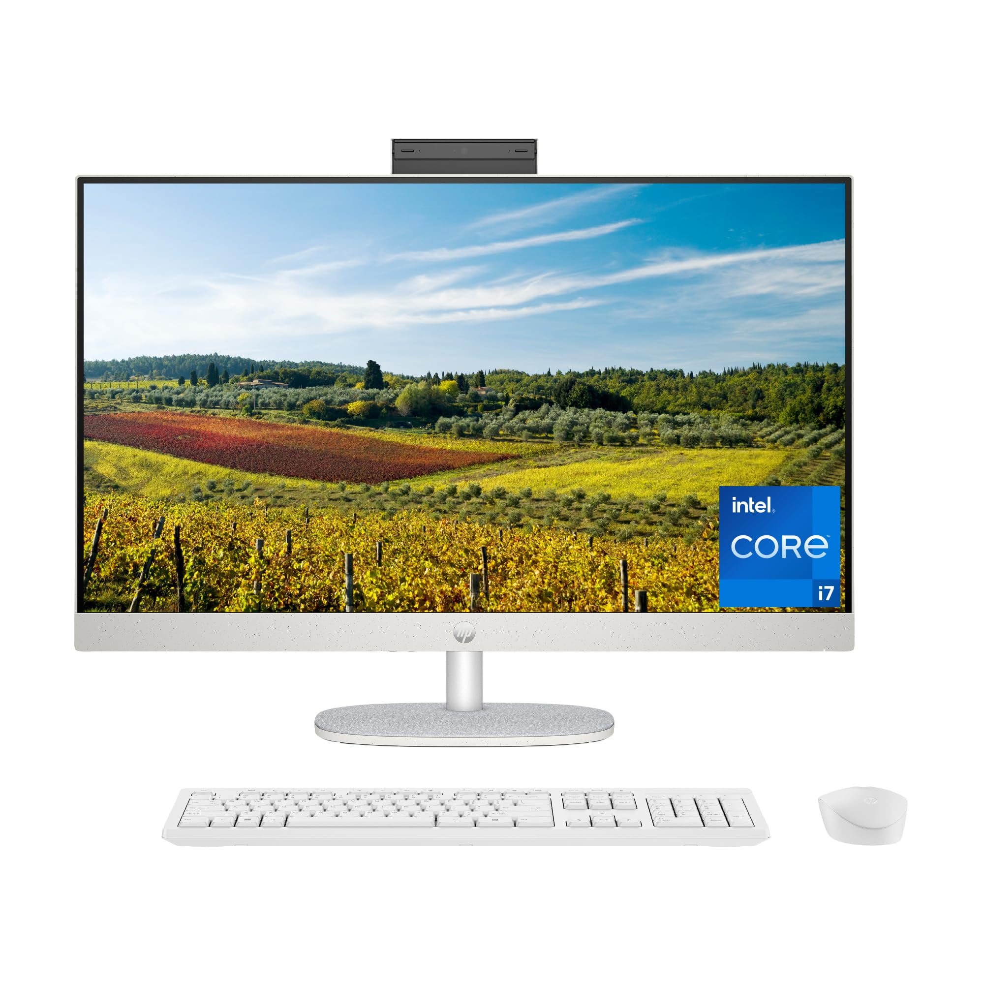 HP 27 inch All-in-One Desktop PC, FHD Display, 13th Gen Intel Core i7 ...