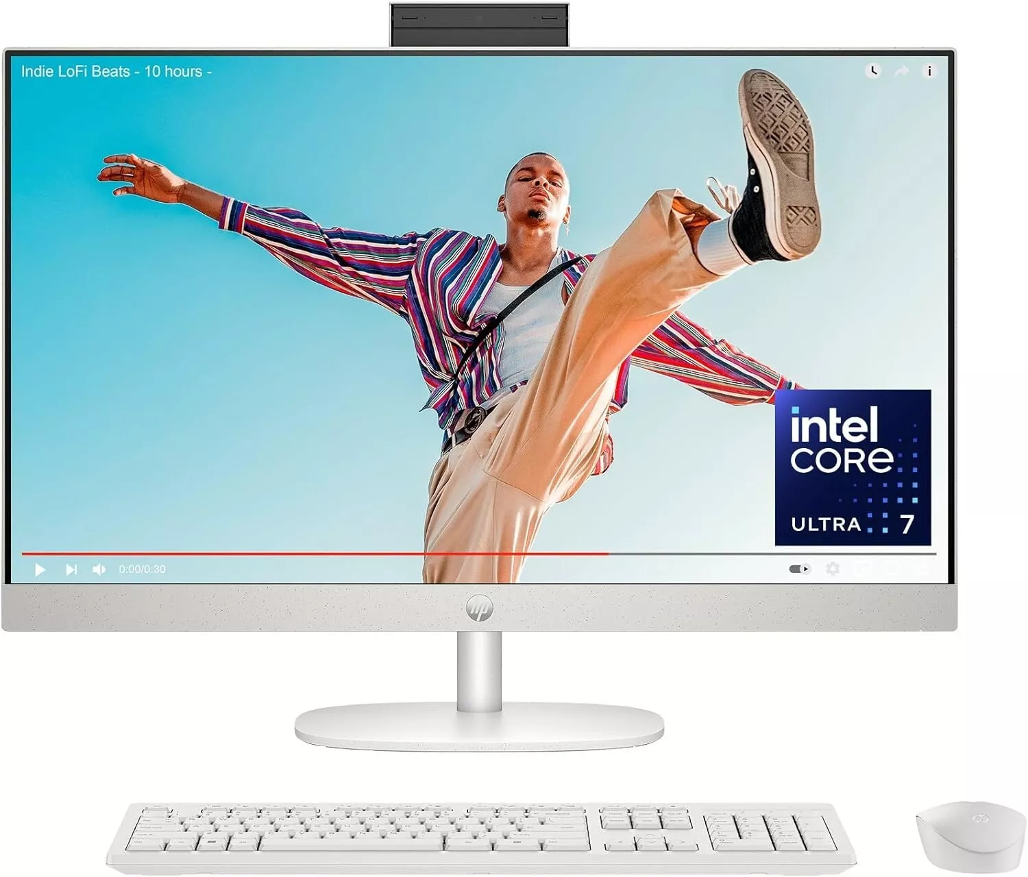 HP 27 inch All-in-One Desktop PC, FHD Display, Intel Core Ultra 7 155U ...