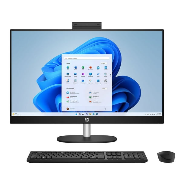 "HP 27"" Touch All-in-One Desktop, AMD Ryzen 7, 12GB RAM, 1TB SSD, Jet ...