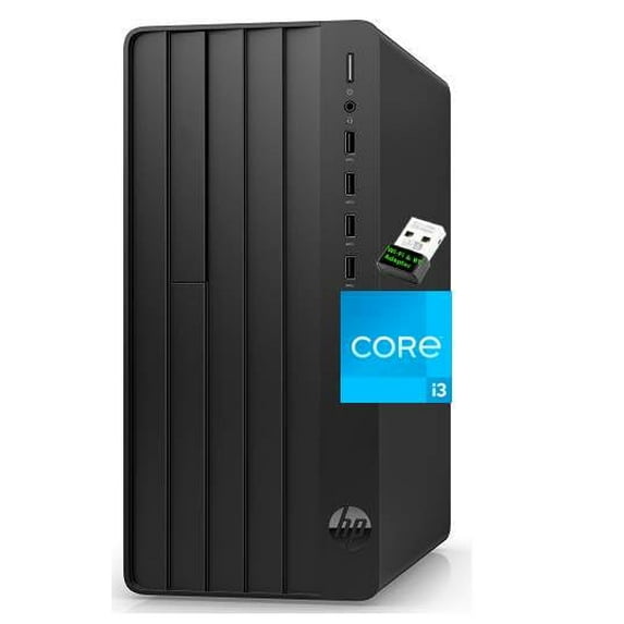HP 290 G9 Pro Tower Desktop, Intel Core i3-13100 (Beats i5-12400-T ...