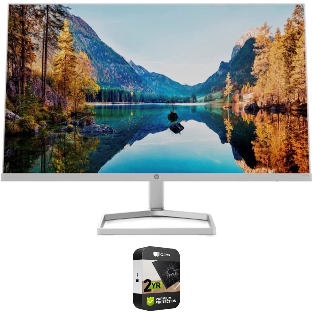 HP 2D9K1AA#ABA M24fw 24" FHD PC Monitor with AMD FreeSync, White Bundle ...