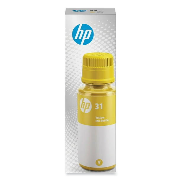 HP 31 70ml Yellow Original Ink Bottle for HP Smart Tank Series Printers ...