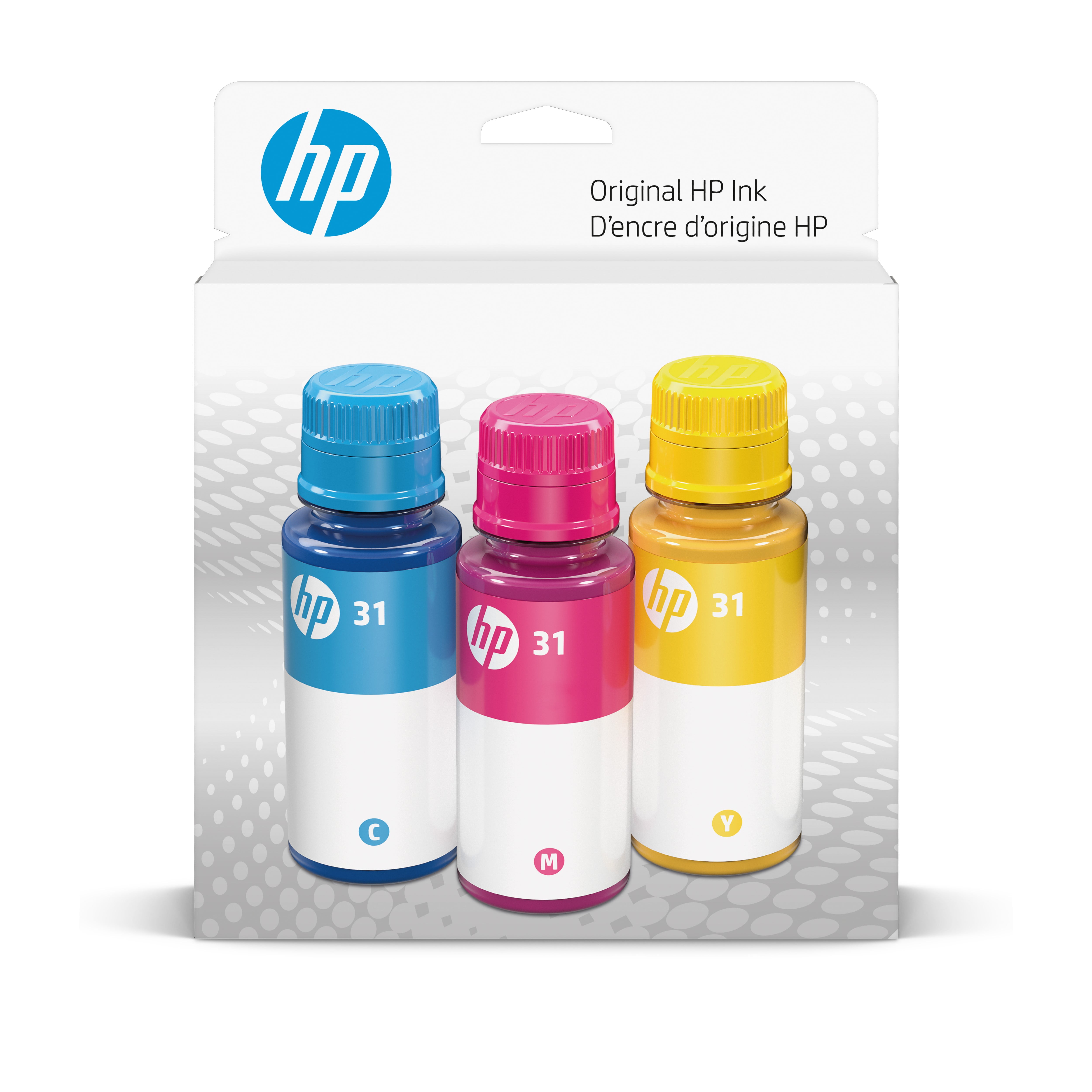 HP 31 Original Ink Bottle Combo 3-Pk - Walmart.com