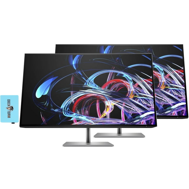 HP 32 inch 4K USB-C Display IPS Monitor Bundle With Docztorm Dock, 32 ...