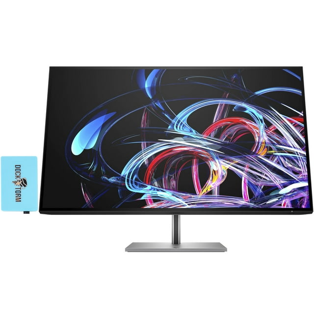HP 32 inch 4K USB-C Display IPS Monitor Bundle With Docztorm Dock, 32 ...