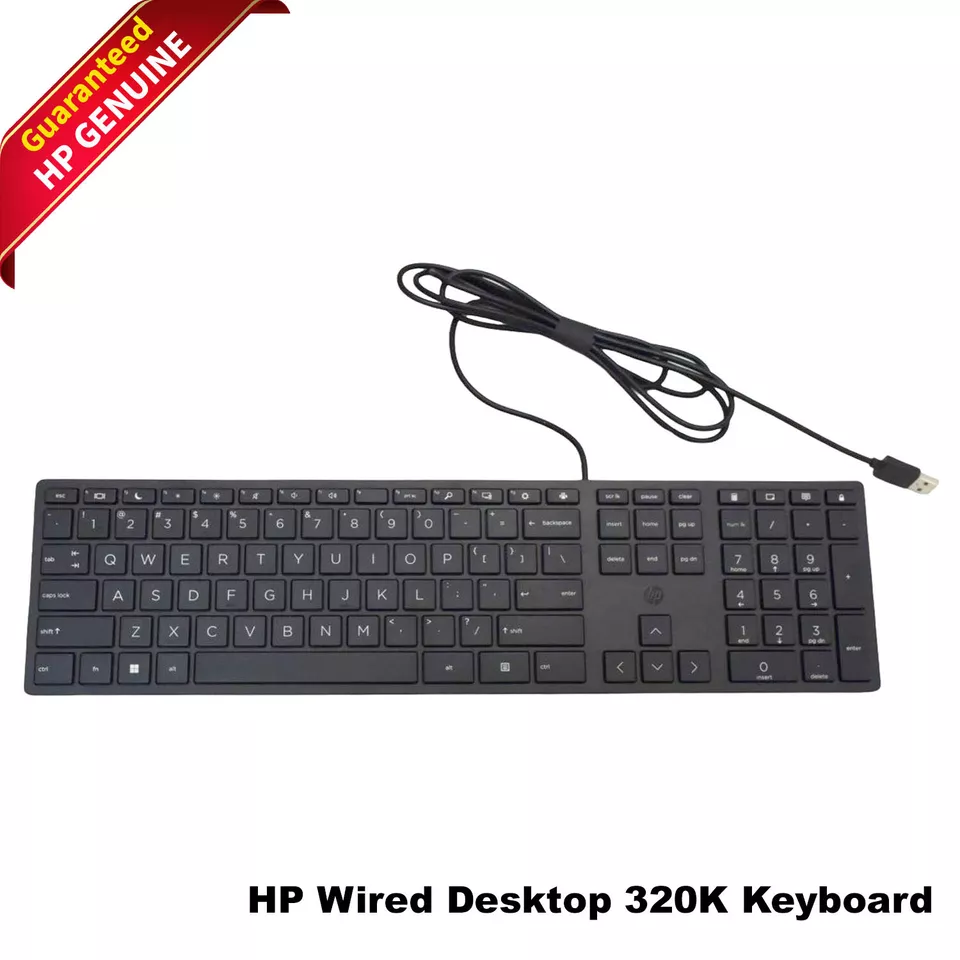 HP 320K Wired Keyboard - Smart Buy Computer External Keypad - Walmart.com