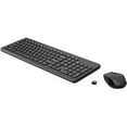 HP, Wireless Mouse and Keyboard, 330, Ergonomic with Numeric Pad ...