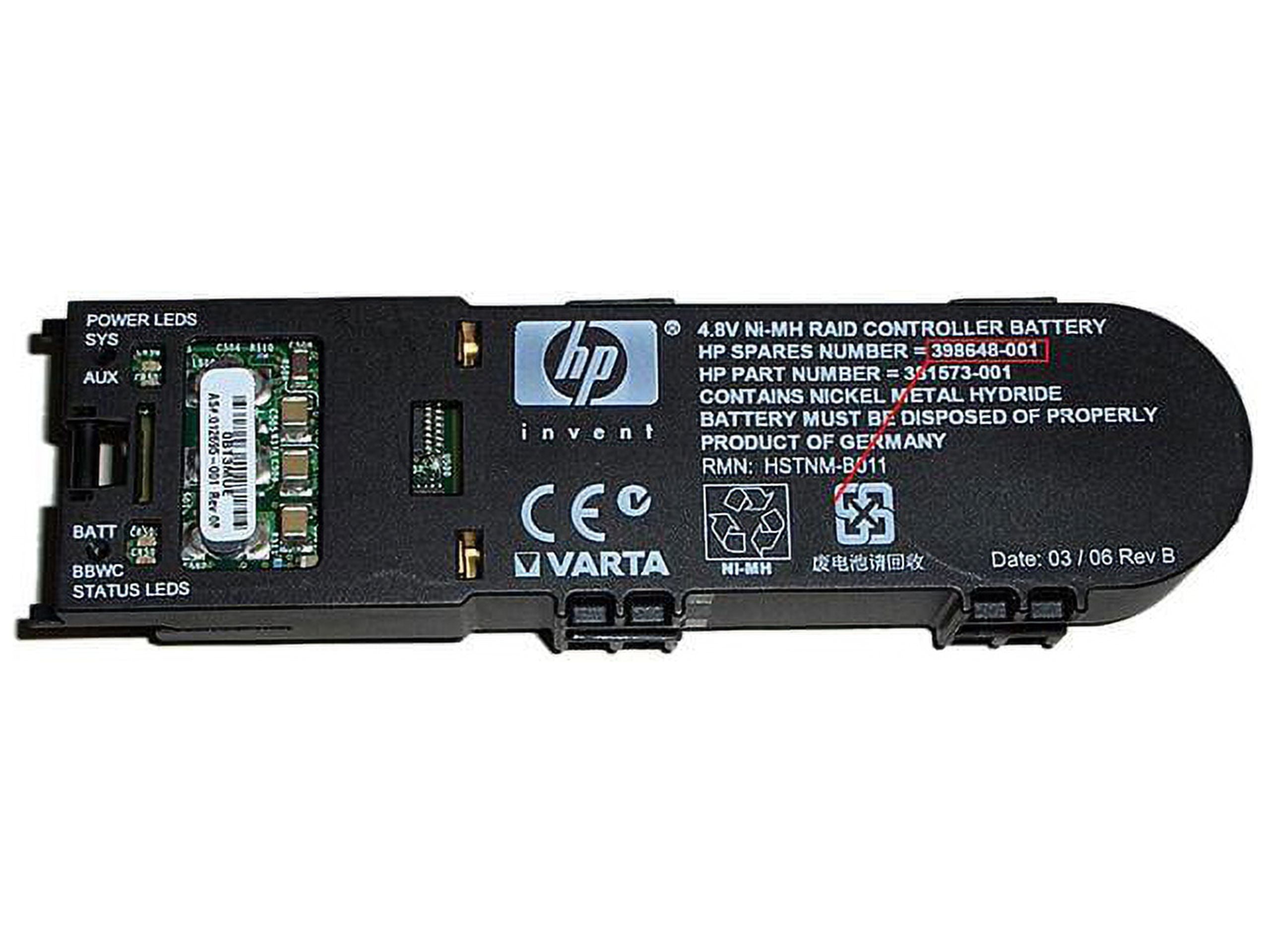 HP 398648-001 Smart Array P400i Controller Battery Pack - Walmart.com