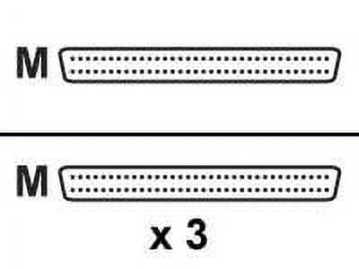 HP 3x68pin-M W-U2 SCSI NHP Cable Kit 104936-B21 with Terminater ...