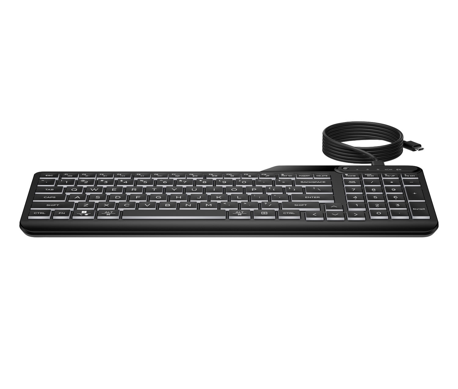 HP 400 Backlit Wired Keyboard - Walmart.com