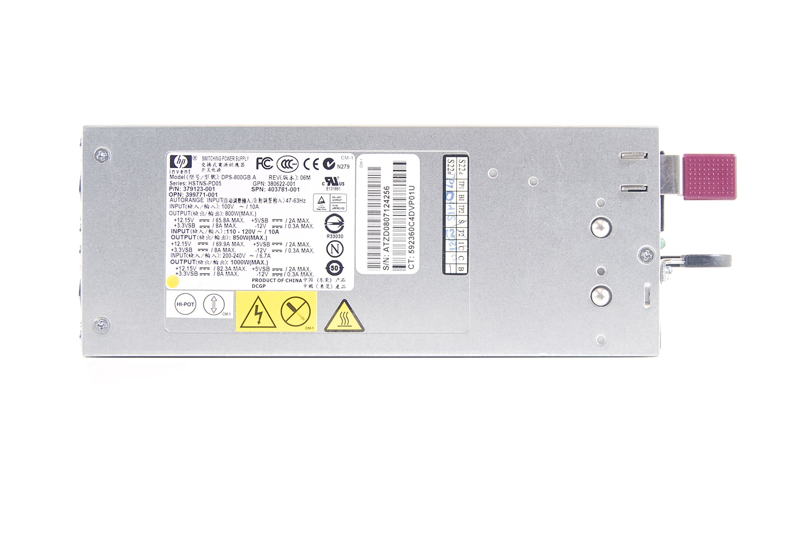 HP 403781-001 DL380 G5 1000W Power Supply - Walmart.com