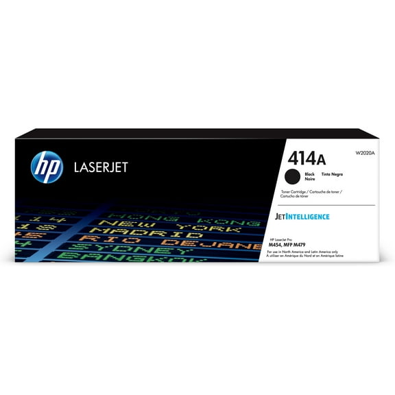 HP 414A Toner Cartridge Set, Black Cyan Magenta Yellow, Color Yield ...