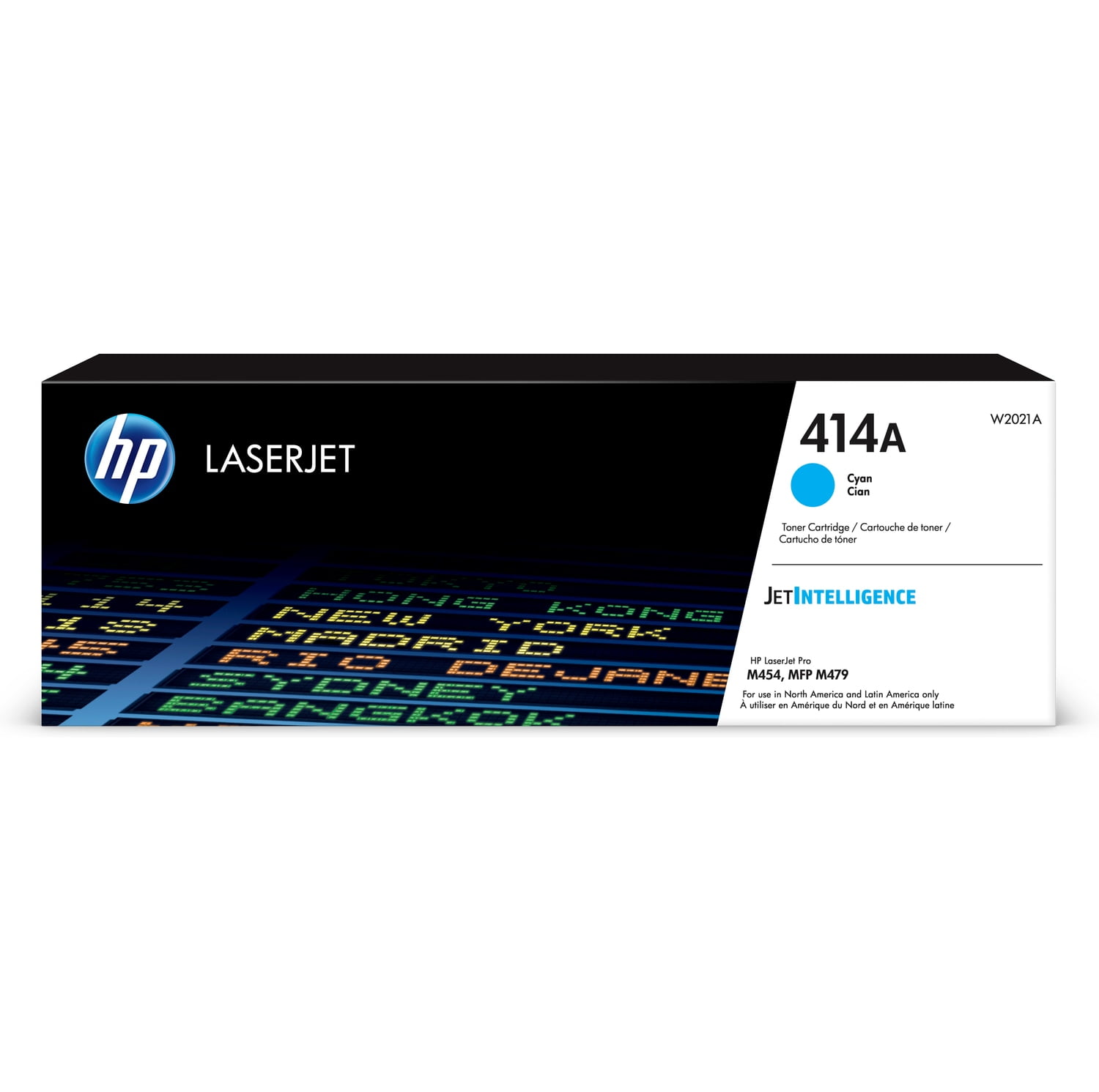 HP Original 414A Cyan LaserJet Toner Cartridge for HP Printer M454 ...