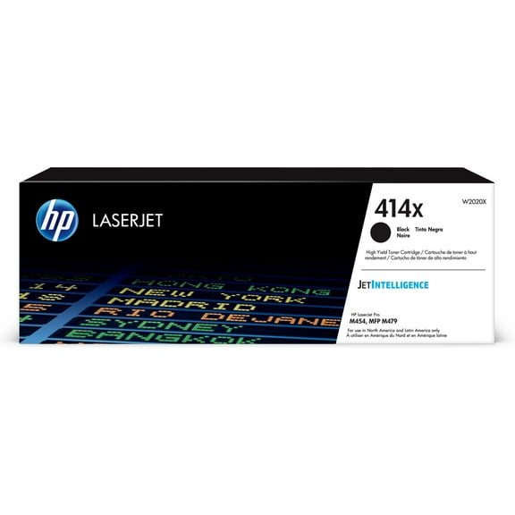 HP 414A Toner Cartridge Set, Black Cyan Magenta Yellow, Color Yield ...