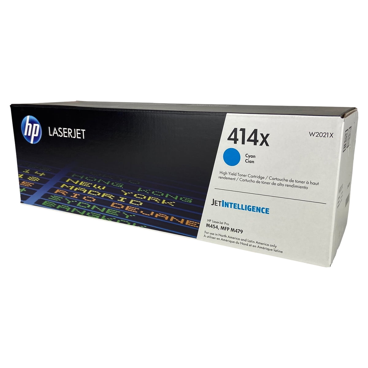 HP 414X Cyan Toner Cartridge, High Yield, W2021X, Compatible with CLJ ...