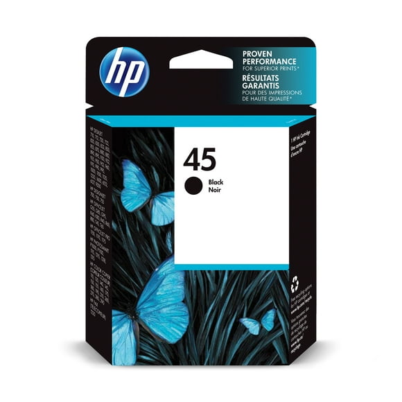 Hp 45 Black Ink Cartridge