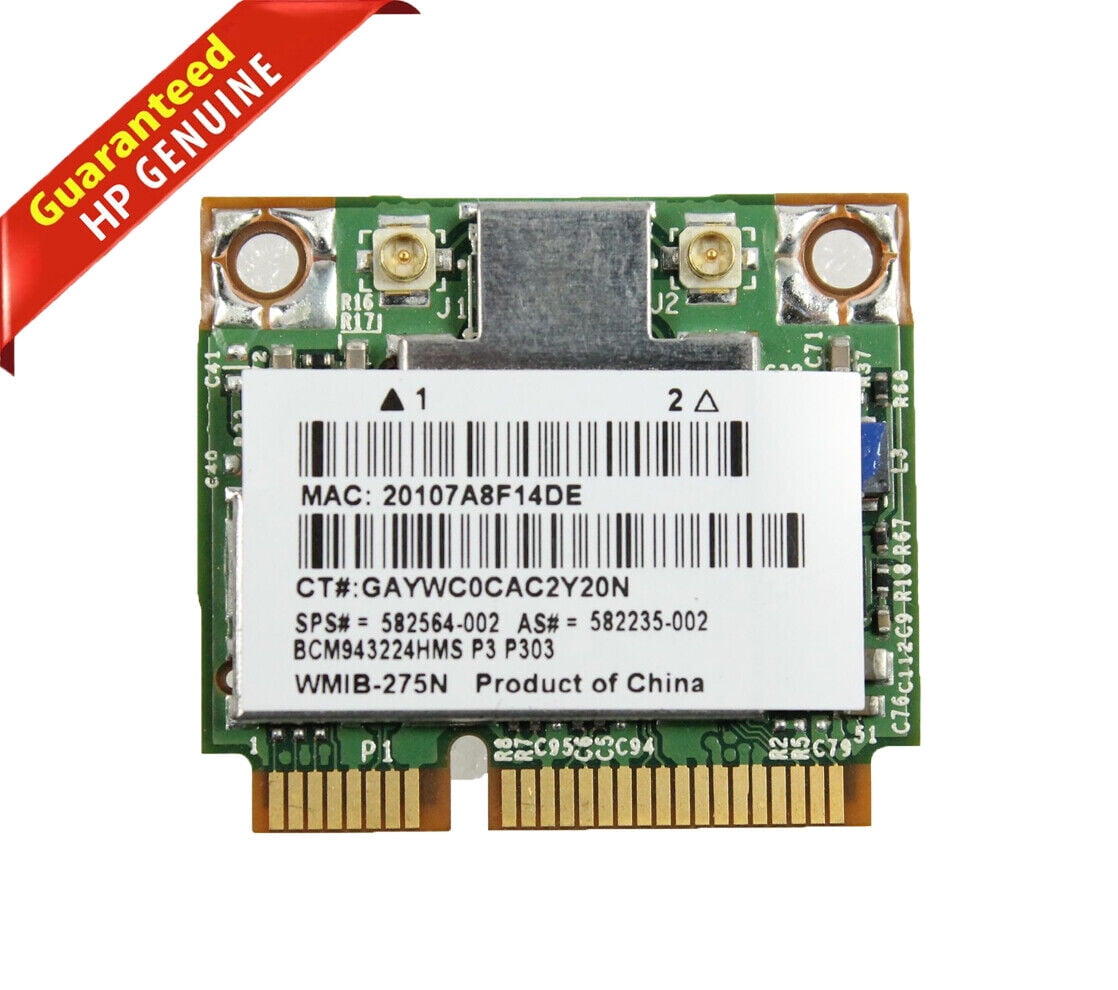 HP 582236-002 Dual Band Wireless Half Mini PCI-e WIFI Card with BCM943224HMS - Walmart.com