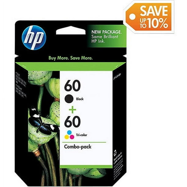 HP 60 Ink Cartridge Combo Pack with Software - Walmart Business Supplies