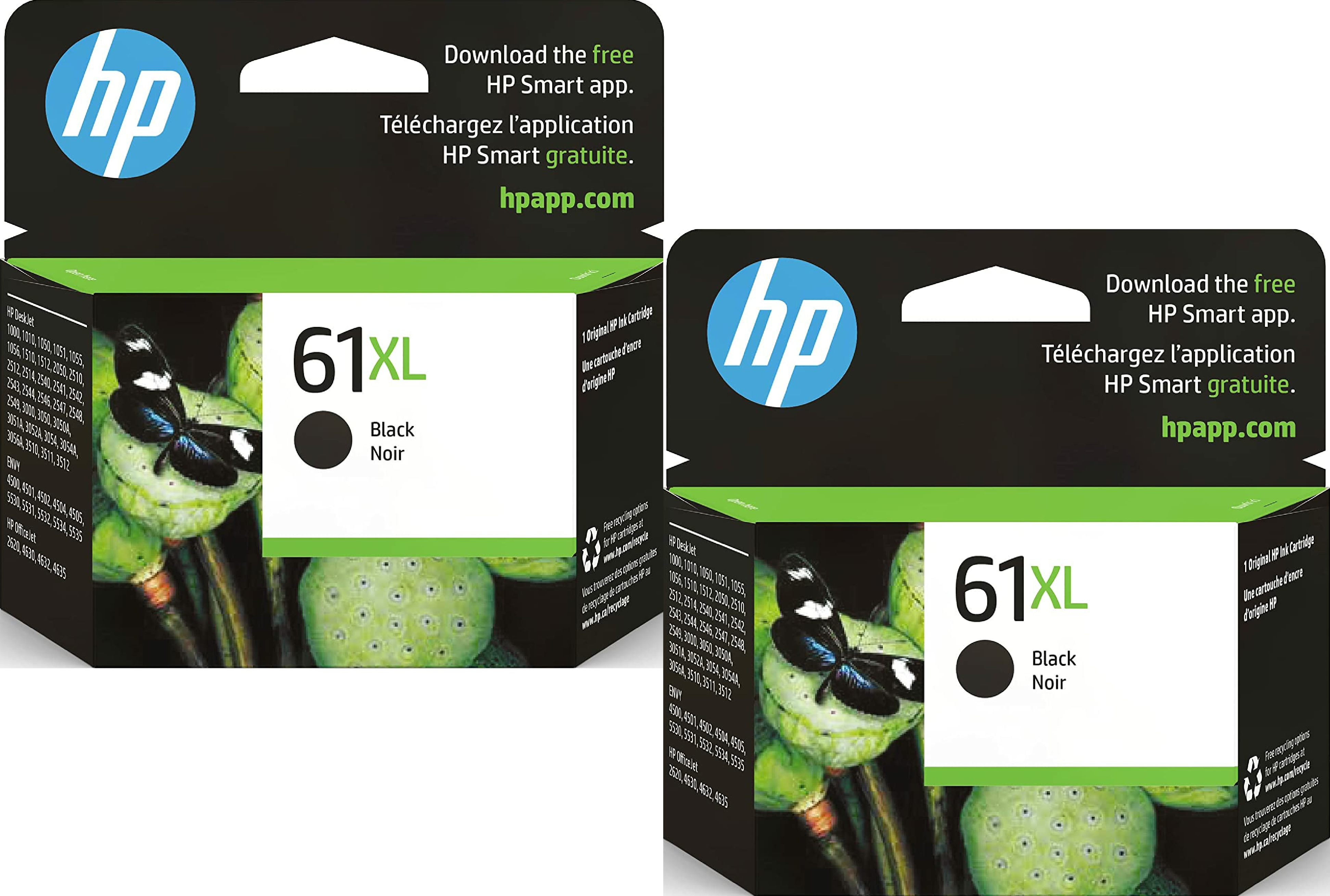 HP 61XL Black and 61XL Color Combo - Walmart.com