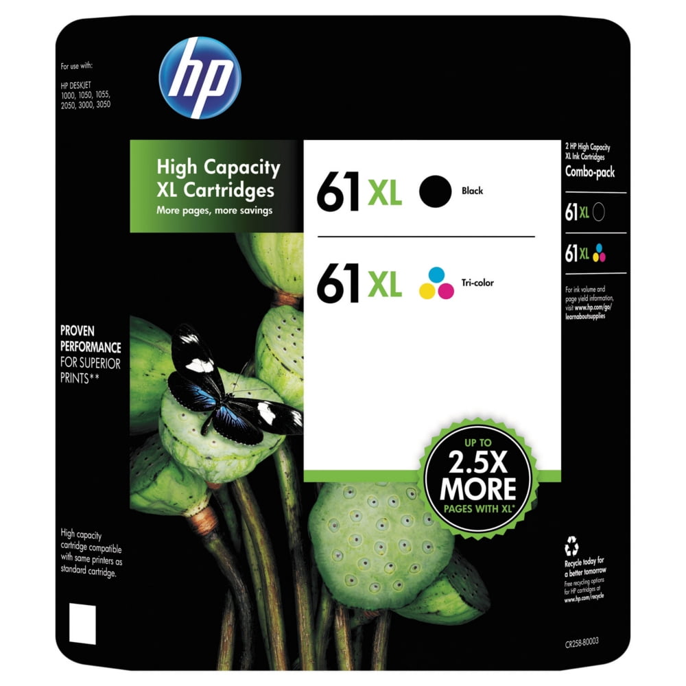 HP 61XL Combo Pack - Ink cartridges for IT - Walmart Business Supplies