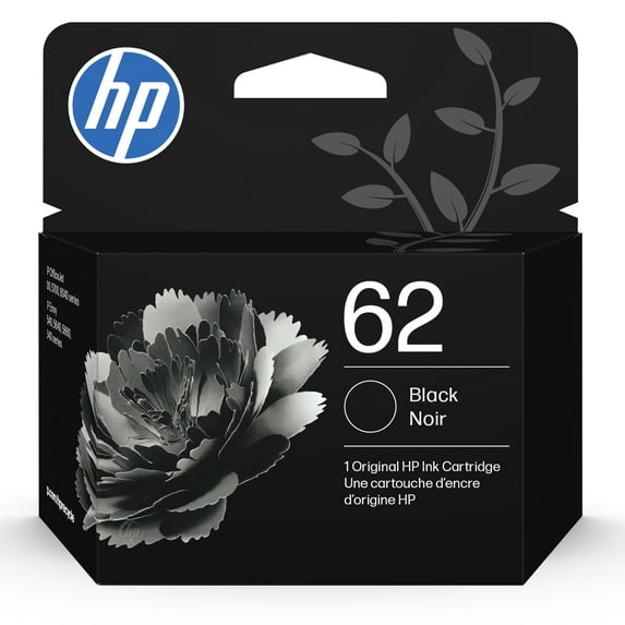 HP 62 Black Ink Cartridge - Walmart.com
