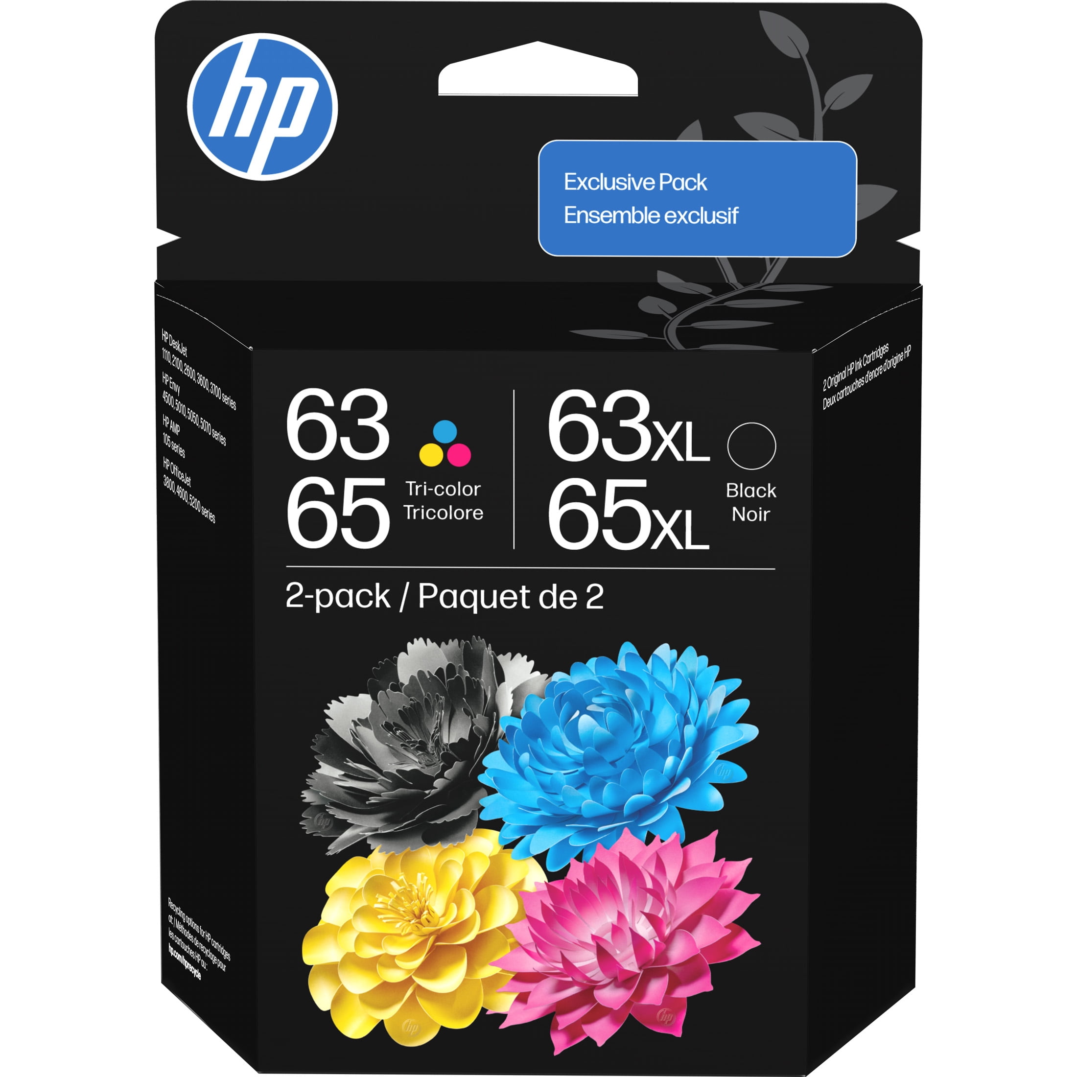 HP 63 & HP 65 are now One Cartridge, HP 63XL / HP 65XL Black, HP 63 ...